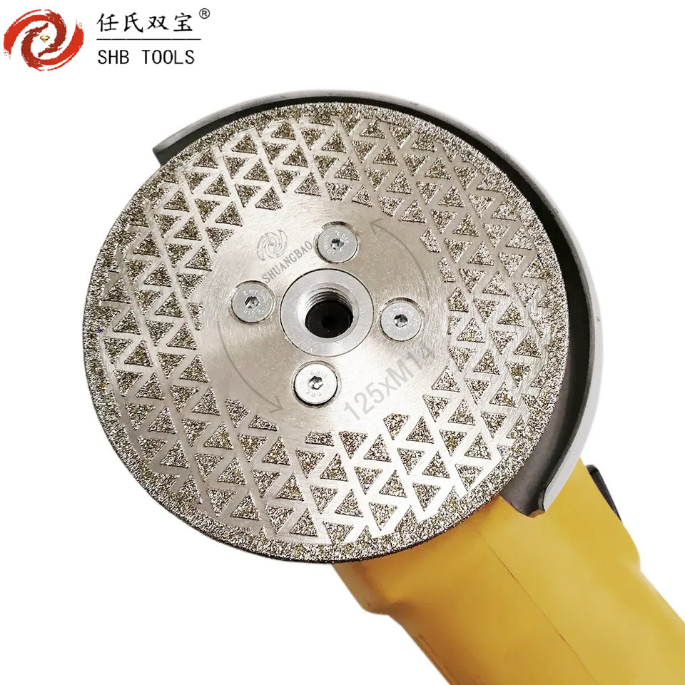 125MM 5inch Diamond saw blade Electroplated stone cutting and grinding ...